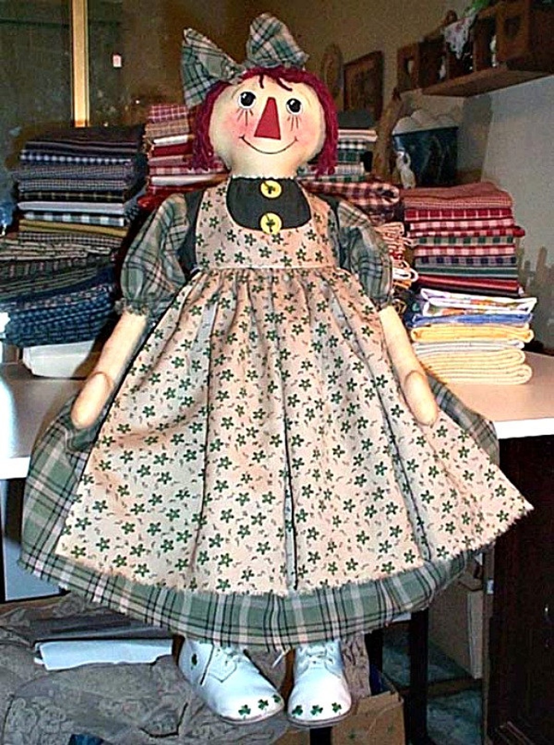 DIGITAL Rag Doll Pattern, Sewing Doll Pattern, Cloth Doll Pattern, Rag ...