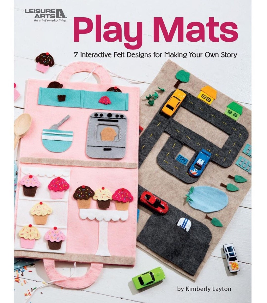 NEW Simple Sewn Play Mats, Felt Pattern Book, Boys and Girls Play Mats ...