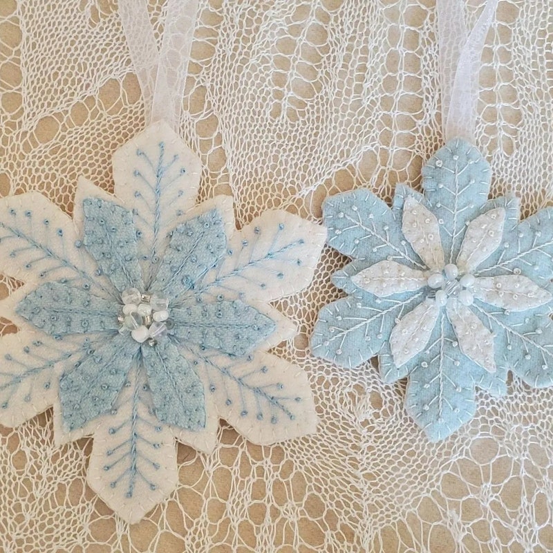 Felt Snowflake - Etsy