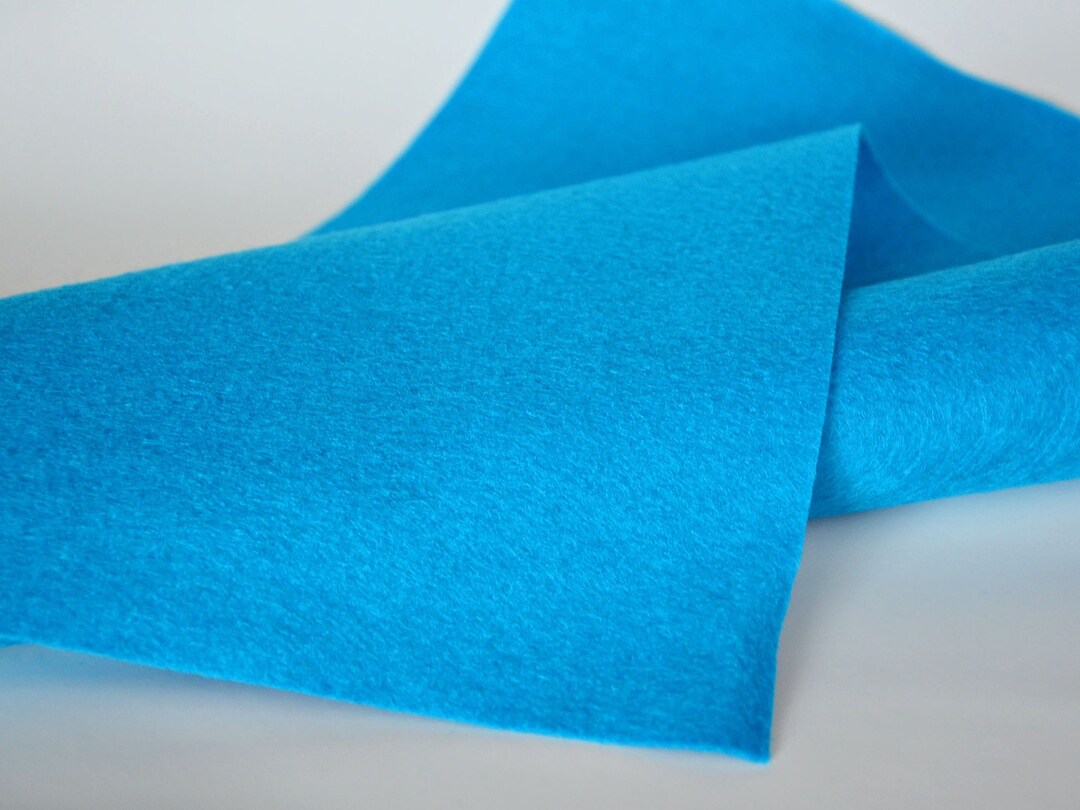 BLUE BAYOU Wool Felt, Merino Wool Blend Felt, Wool Blend Felt, Wool ...