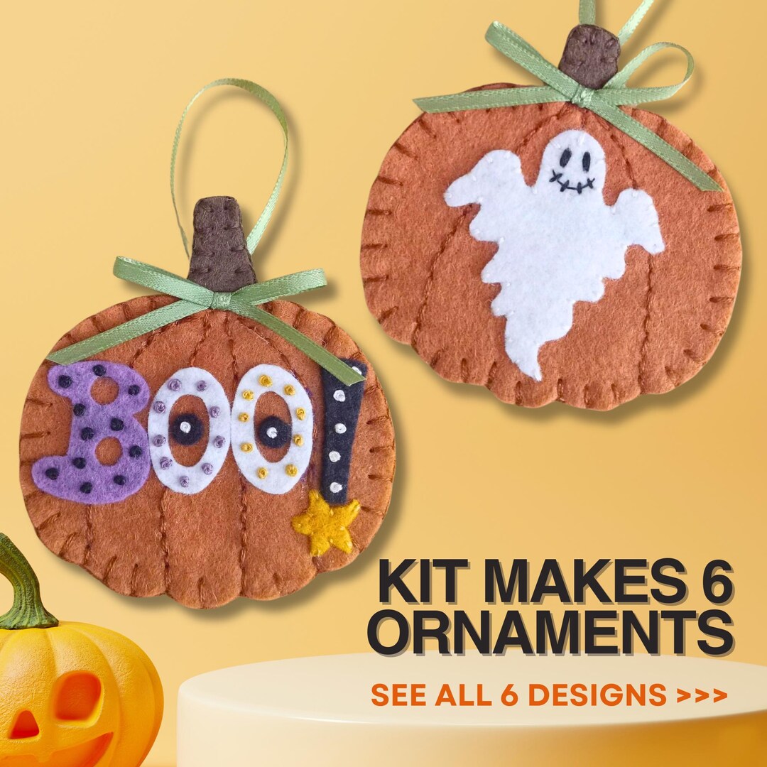 SWEET N SPOOKY All Inclusive Ornament Kit, Penny Lane Primitives ...