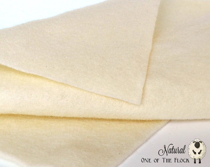 Fat Quarter, Natural Wool Felt, 100% Wool Felt, 100 Wool Felt, Wool ...