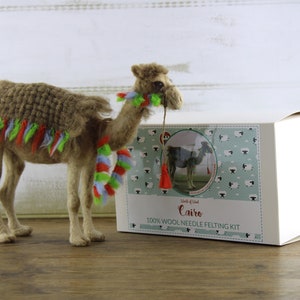 KIT *** CAIRO the CAMEL Needle Felting Kit, Needle Felted Llama ...