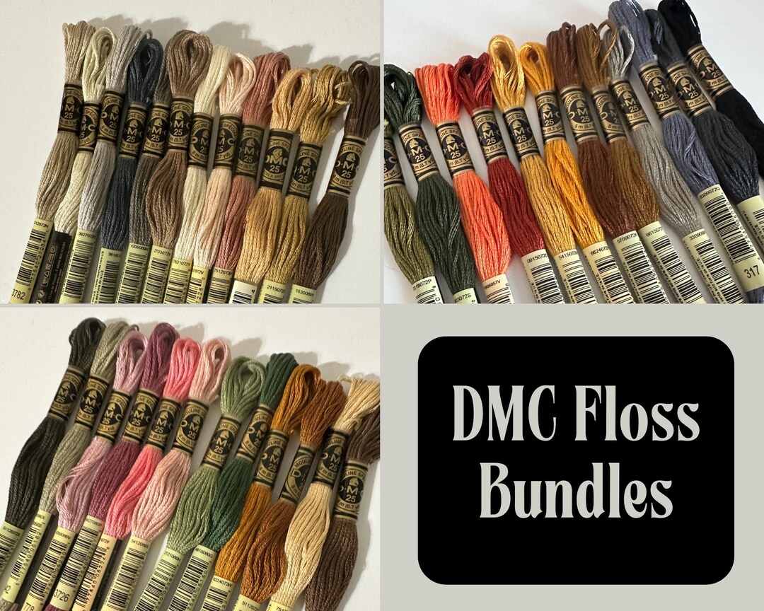 DMC Floss Bundles, Embroidery Floss, Embroidery Thread, DMC Floss ...