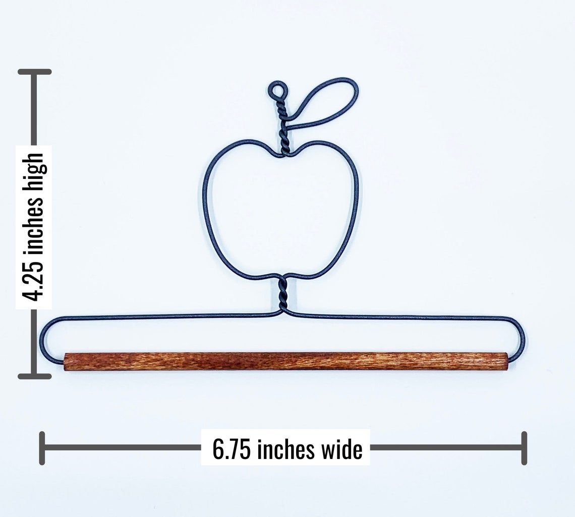 6.75 Wire Open Apple Hanger for Wool Applique Wool Felt - Etsy