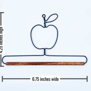 6.75 Wire Open Apple Hanger for Wool Applique Wool Felt | Etsy