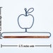6.75 Wire Open Apple Hanger for Wool Applique Wool Felt - Etsy