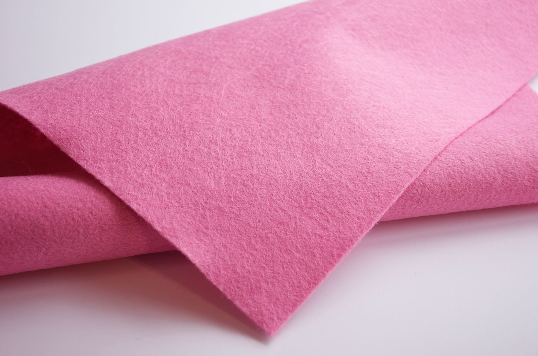 PINK VIOLET Wool Felt, Merino Wool Blend Felt, Wool Blend Felt, Wool ...