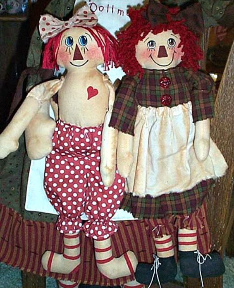 DIGITAL Rag Doll Pattern Primitive Doll Pattern Cloth Doll - Etsy