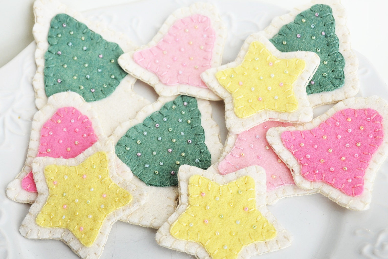 10 SUGAR COOKIES All Inclusive Ornament Kit Ornament Craft | Etsy