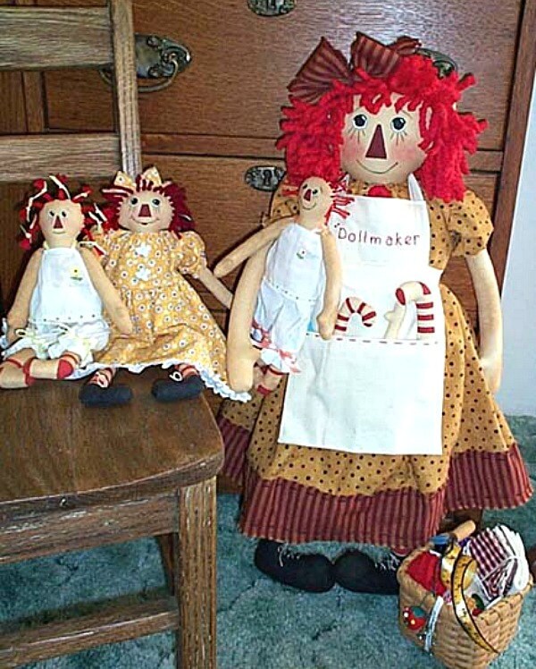 DIGITAL Rag Doll Pattern Primitive Doll Pattern Cloth Doll - Etsy