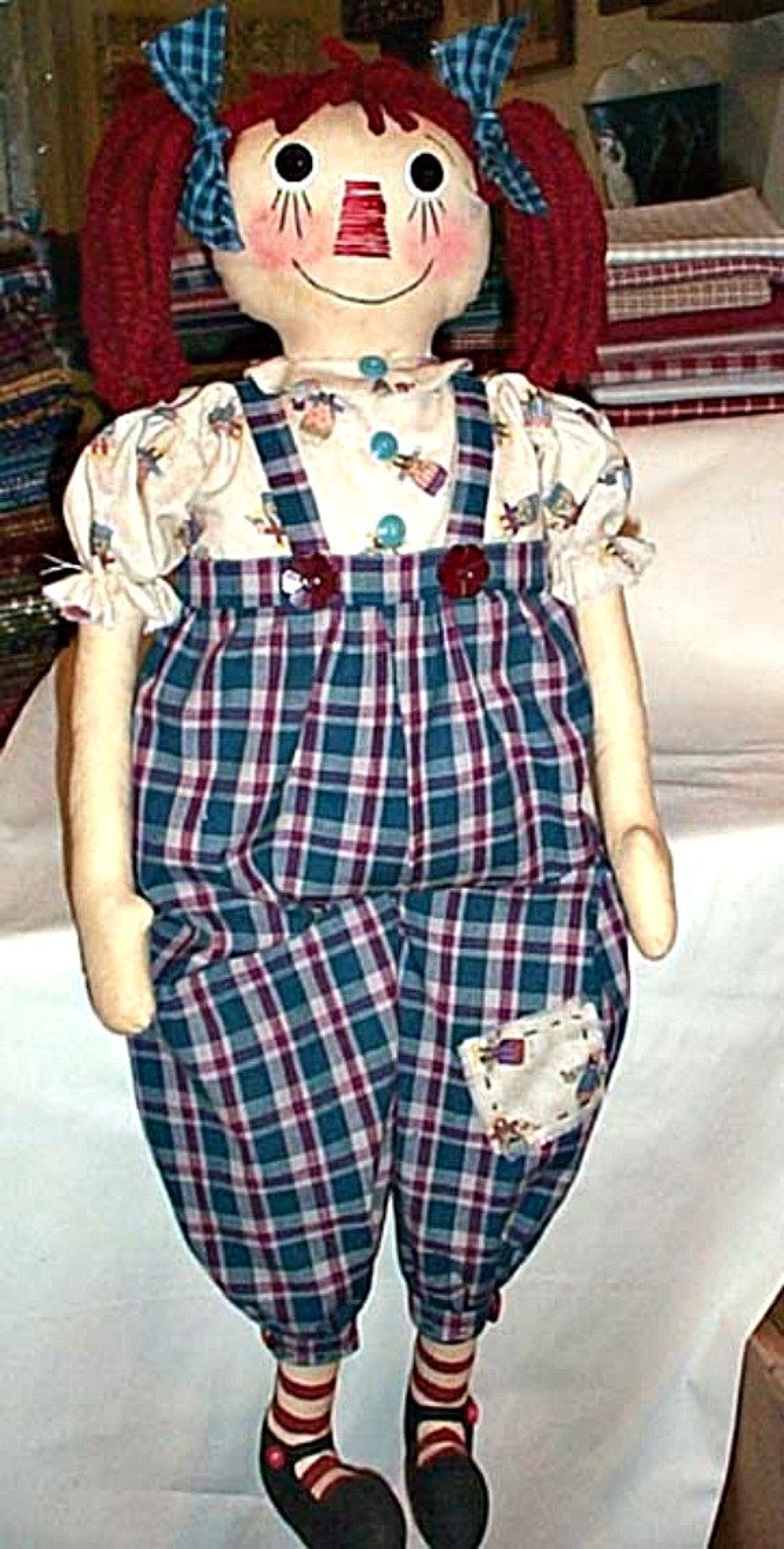 DIGITAL Rag Doll Pattern Primitive Doll Pattern Two Cloth - Etsy