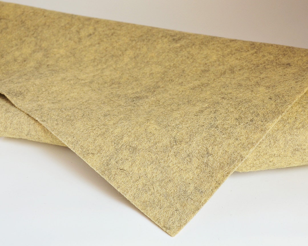 COBBLESTONE Wool Felt, Felt by the Half Yard, Merino Wool Felt, Wool ...