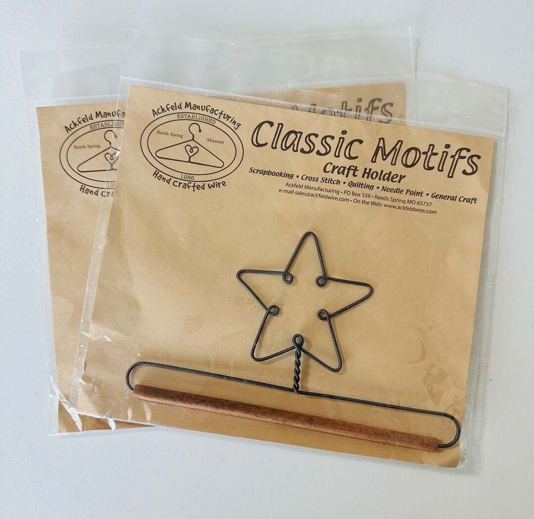 6 Wire Open Star Hanger With Dowel Craft Hanger Craft - Etsy
