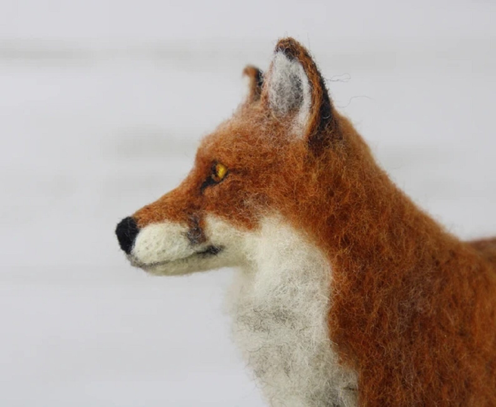 KIT *** FABIAN the FOX Needle Felting Kit, Needle Felted Fox, Complete ...