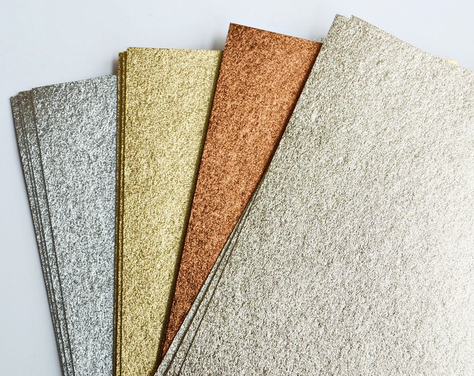 METALLIC Felt 4 Pack, Metallic, Wool Felt, Metallic Felt Sheets ...