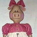 DIGITAL Pig Doll Pattern, Primitive Doll Pattern, Cloth Pig Doll ...