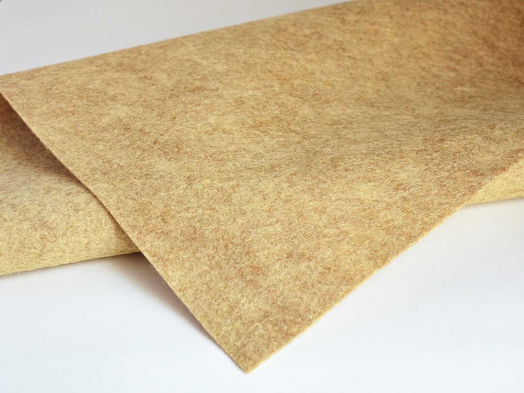 HAYBALE Wool Felt, Felt by the Half Yard, Merino Wool Felt, Wool Blend ...