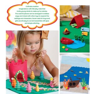 NEW Simple Sewn Play Mats, Felt Pattern Book, Boys and Girls Play Mats ...