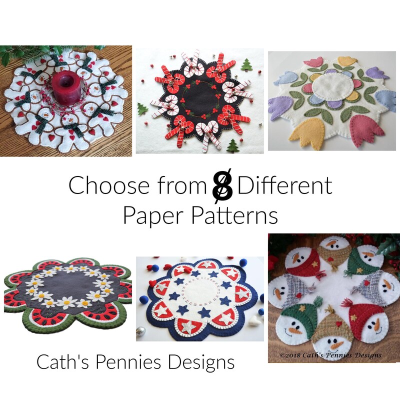 Wool Candle Mat - Etsy