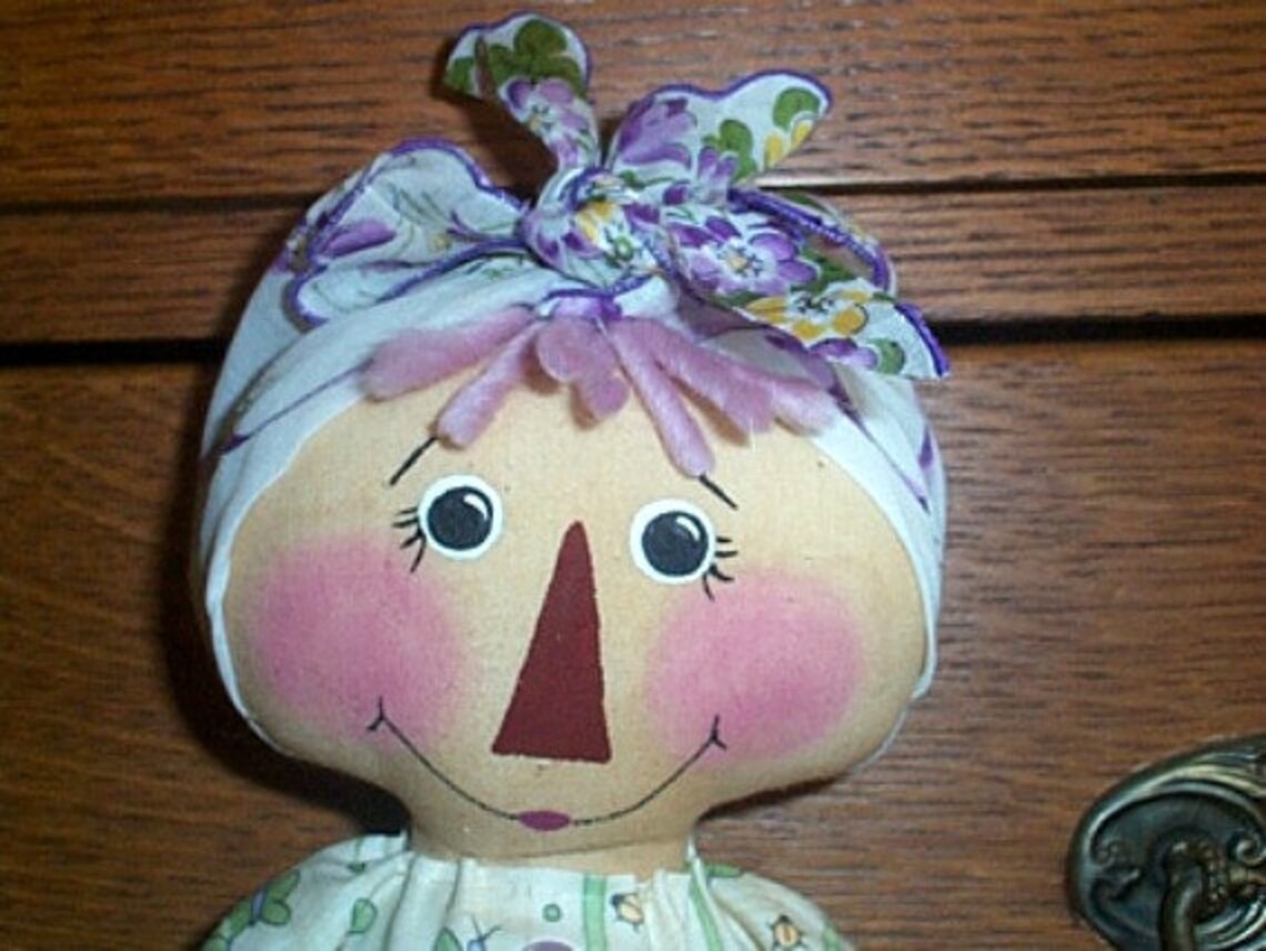 DIGITAL Rag Doll Pattern Primitive Cloth Doll Pattern Doll - Etsy