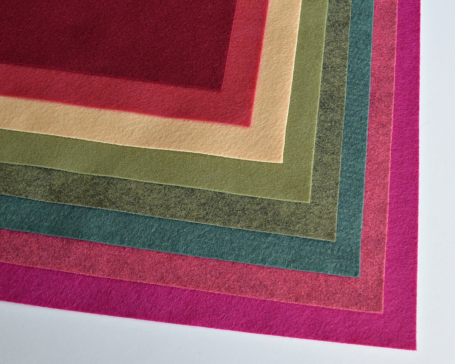 GARDEN BLOOMS Felt Collection Wool Blend Felt Wool Felt - Etsy