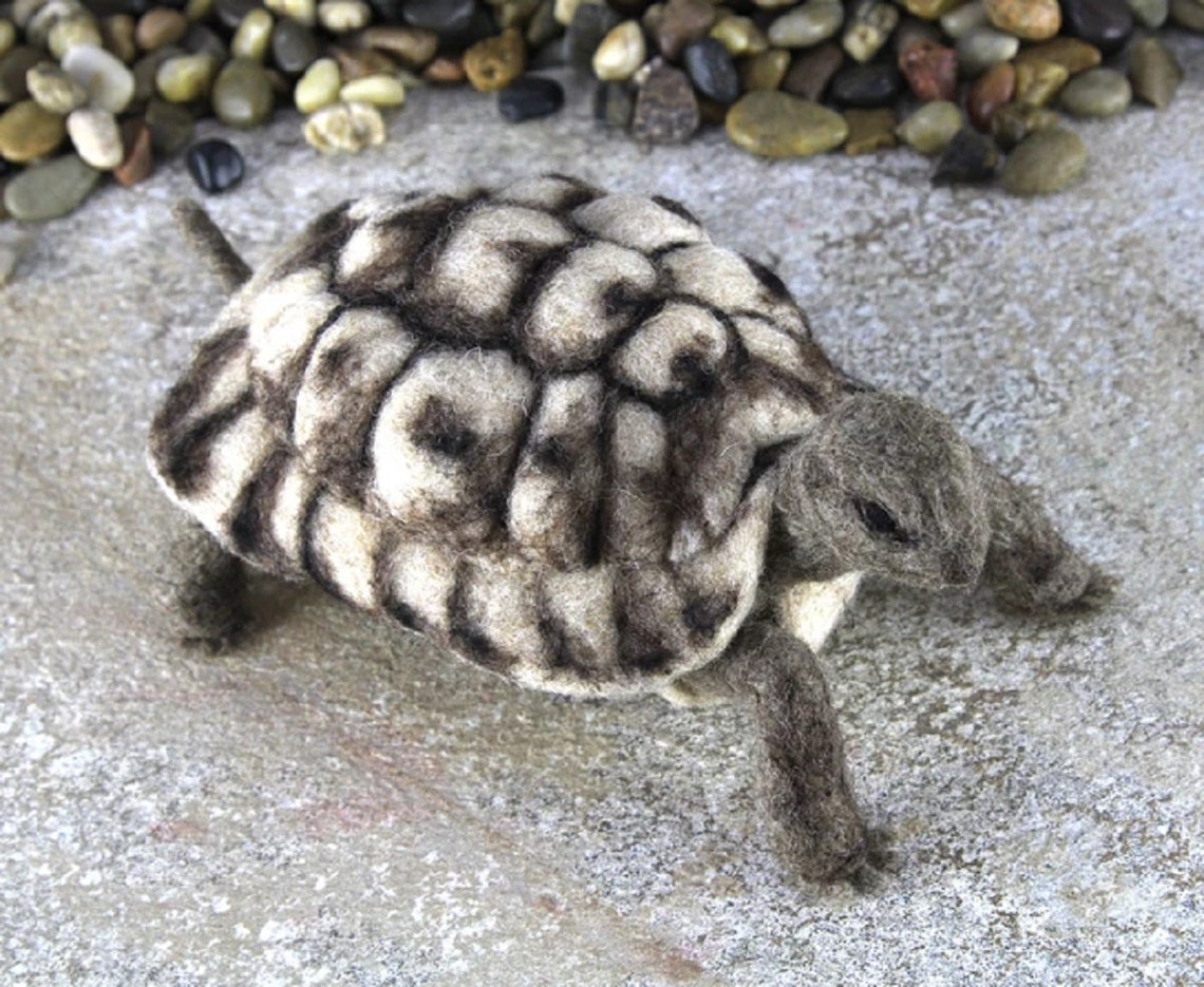 KIT *** TOTO the TORTOISE Needle Felting Kit, Needle Felted Turtle ...