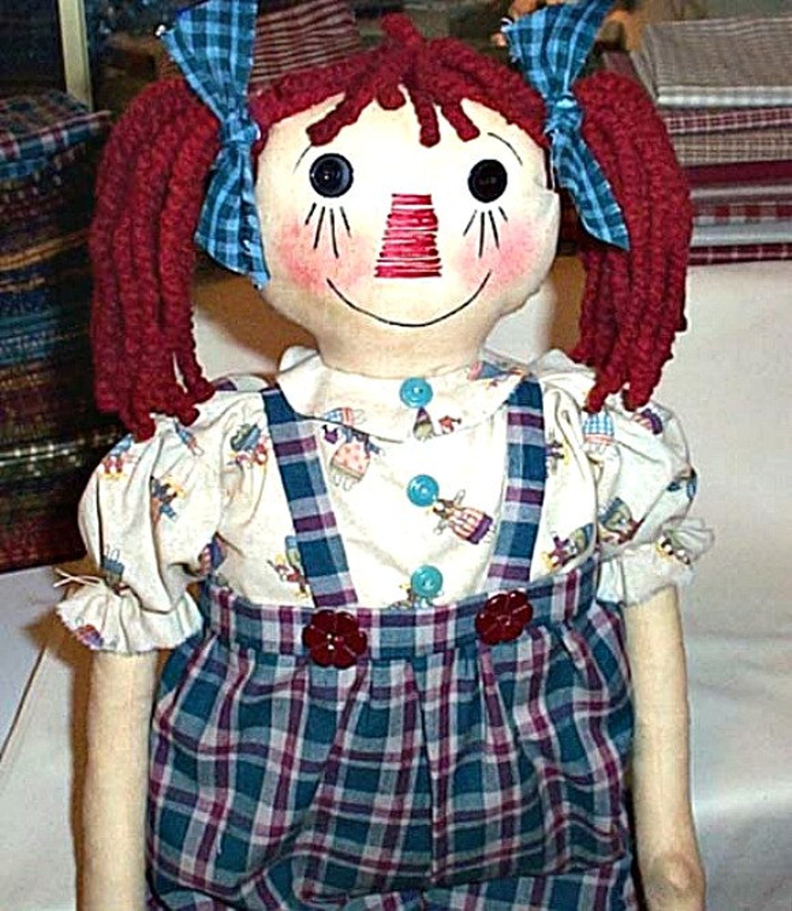 DIGITAL Rag Doll Pattern Primitive Doll Pattern Two Cloth - Etsy