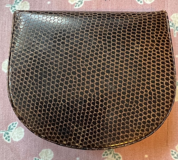 Genuine Lizard coin purse Barney's New York 3" around… - Gem