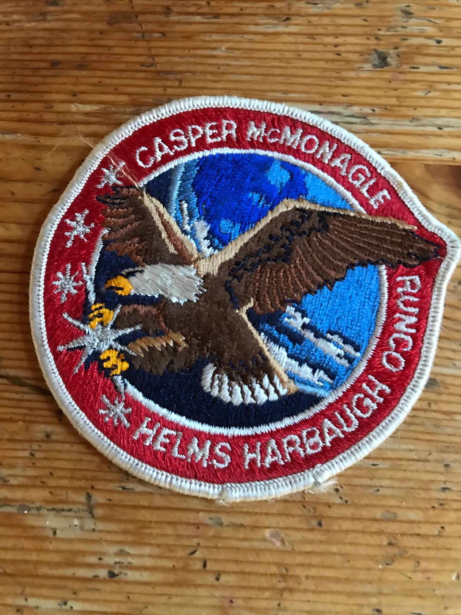 NASA Endeavour Sts-54 Embroidered Patch Casper McMonagle Helms | Etsy
