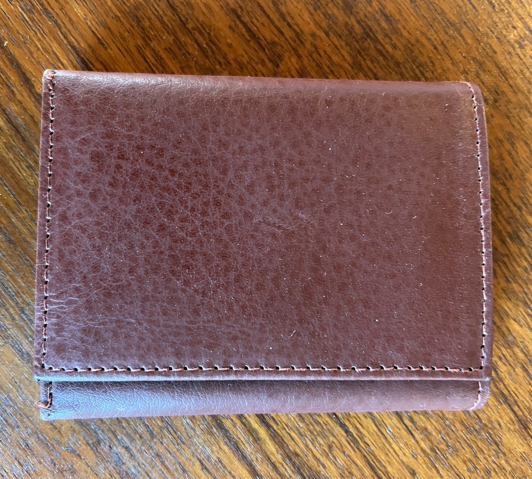 Vintage Wallet Genuine Leather Bi-fold Vintage Never Used Brown - Etsy