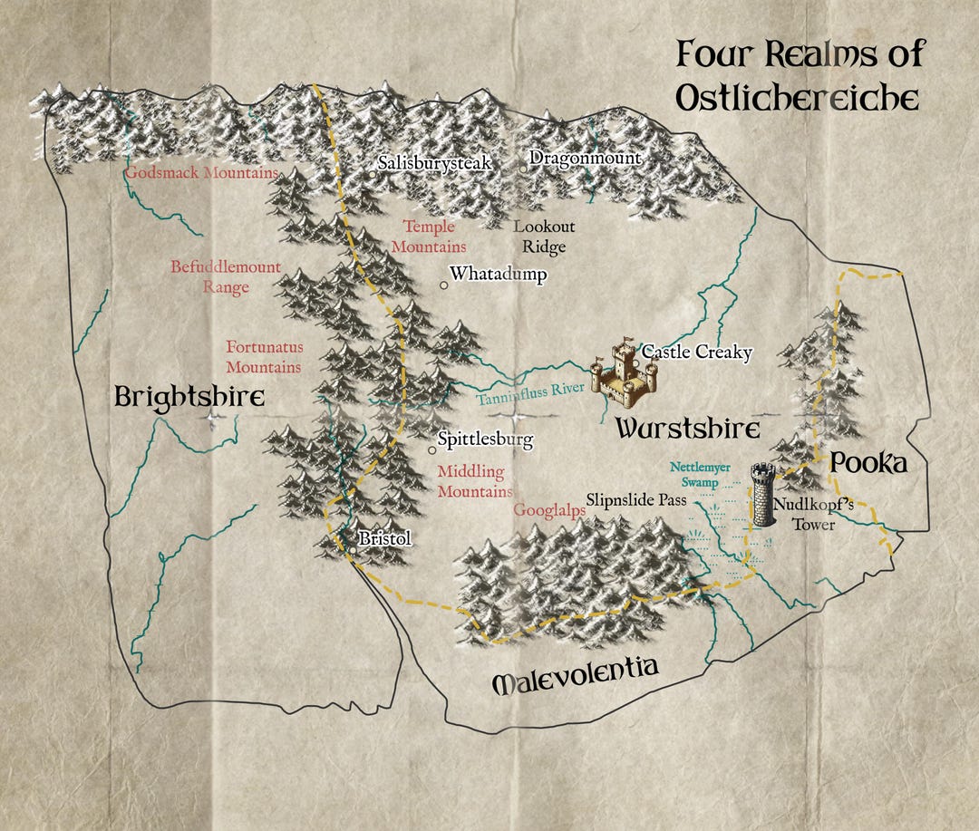 Custom Map Design - Bring Your World to Life! - Etsy