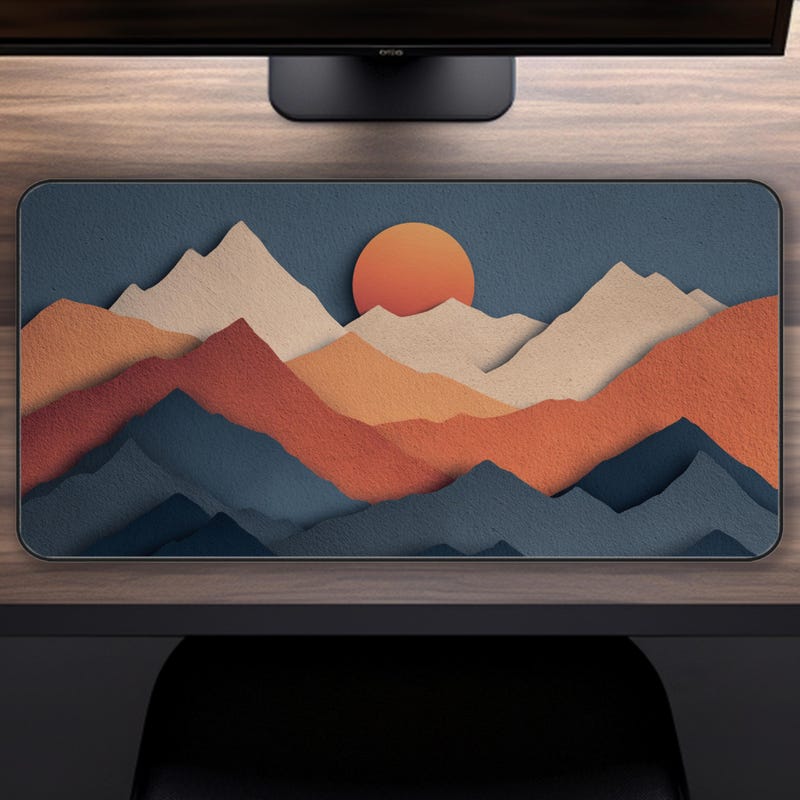 Modern Landscape Mousepad - Etsy
