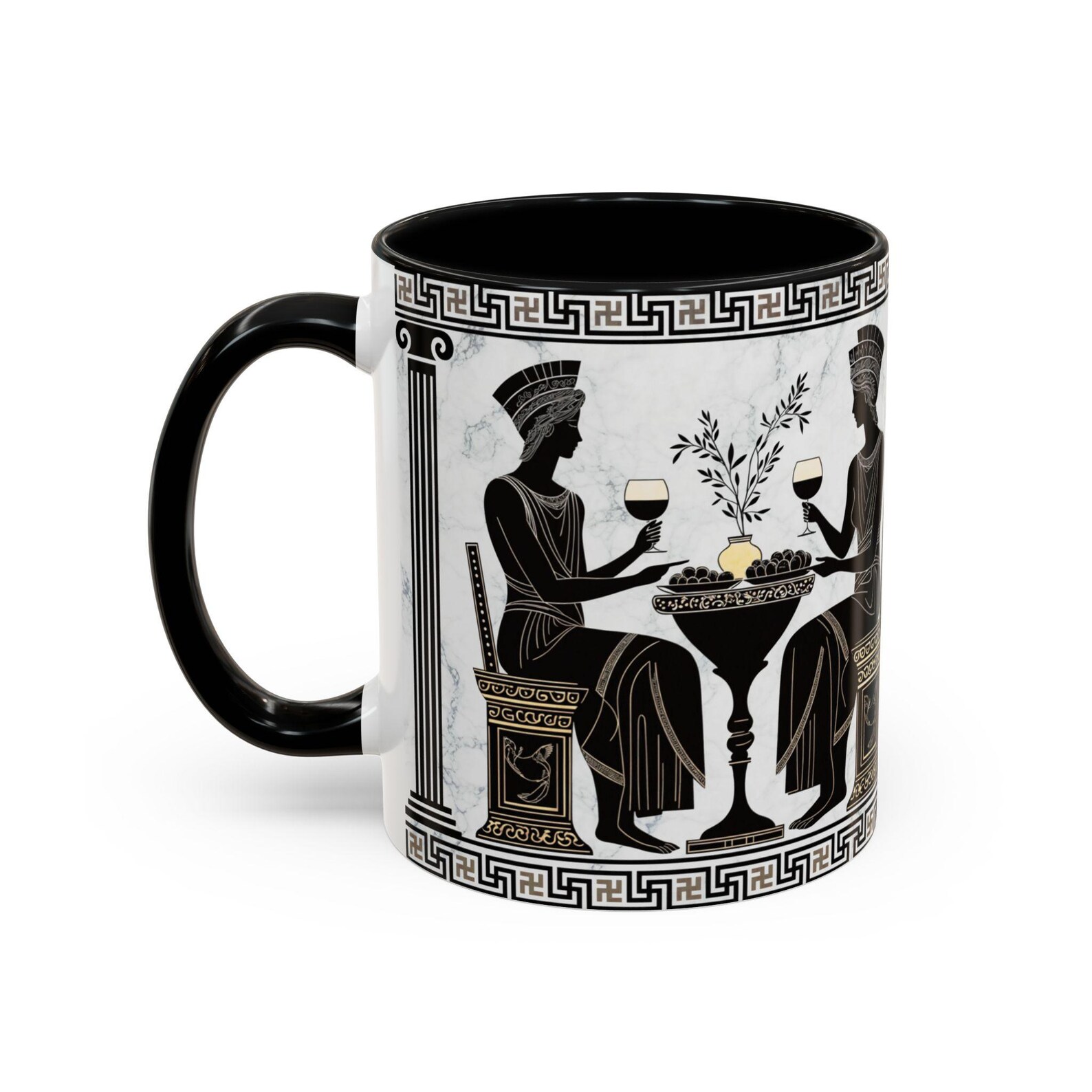 Ancient Greek Mug Mythology Coffee Cup Classical Art Gift Greek Pottery ...