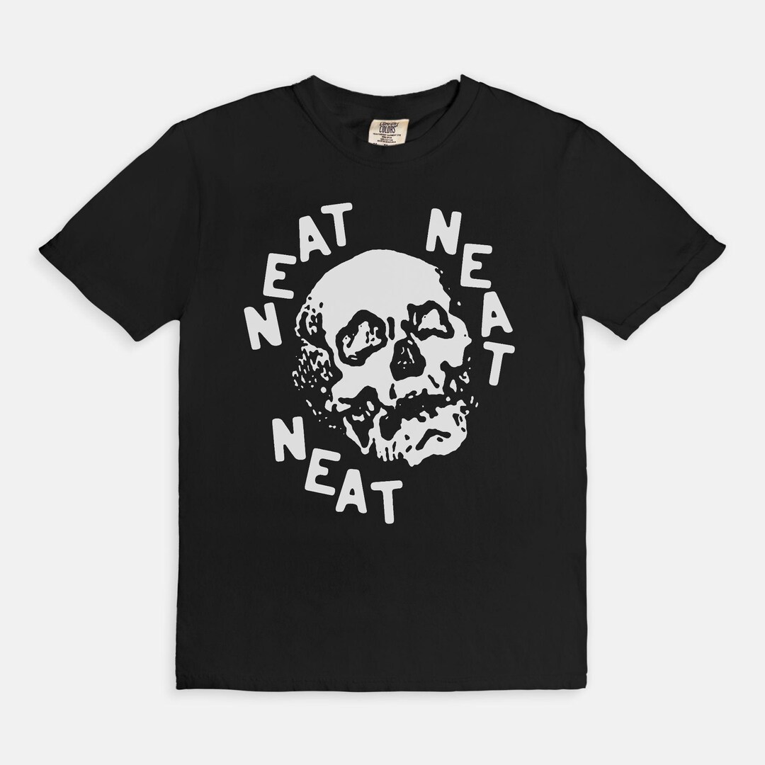 Neat Neat Neat Skull Tee - Etsy