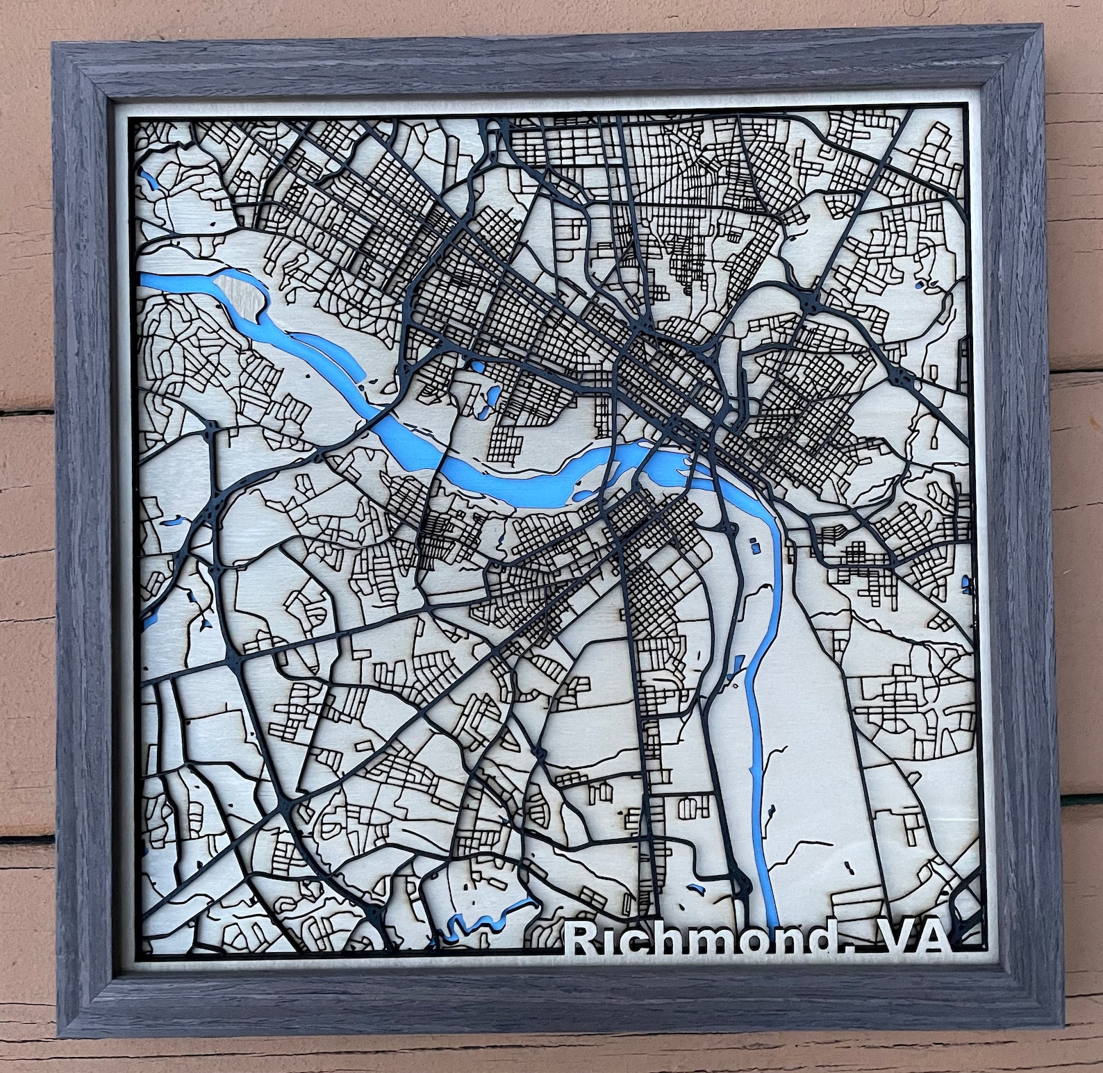 Laser Cut City Maps - Custom Option - Etsy