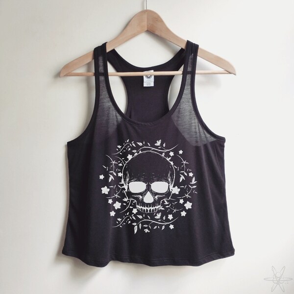 Skull Crop Top - Etsy