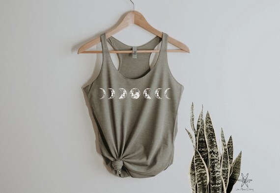 Moon Progression Phases Phase Tank Top Celestial Ladies Tank | Etsy