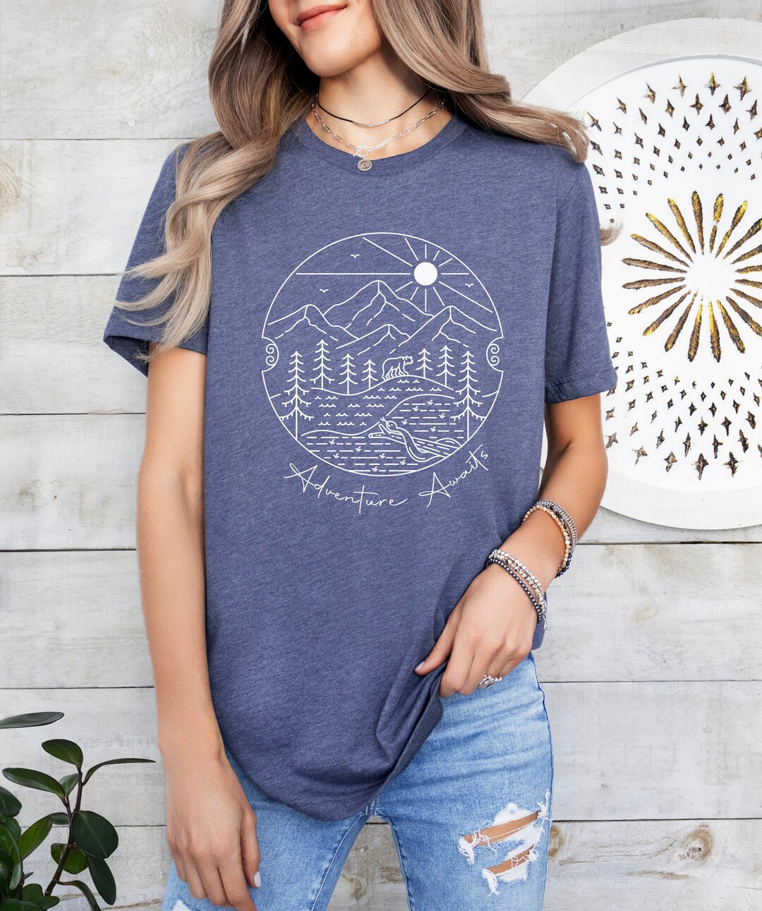 Adventure Awaits Shirt, Adventure Shirt, Camping Shirts, Mountain ...