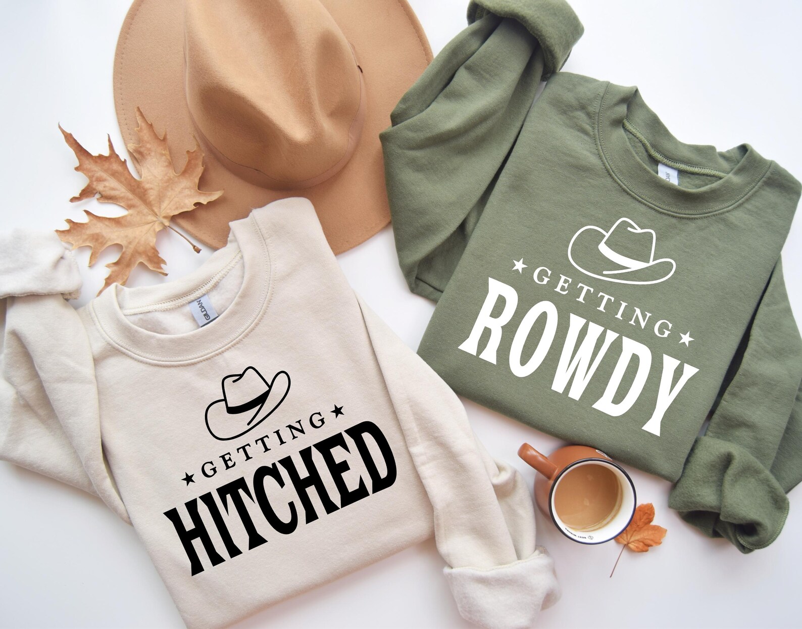 Getting Hitched & Getting Rowdy Shirt,bachelorette Party Shirts,western ...
