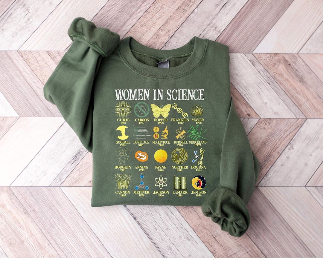 Woman in Science Sweatshirt, Science Shirt, Trendy Shirt, Preppy ...