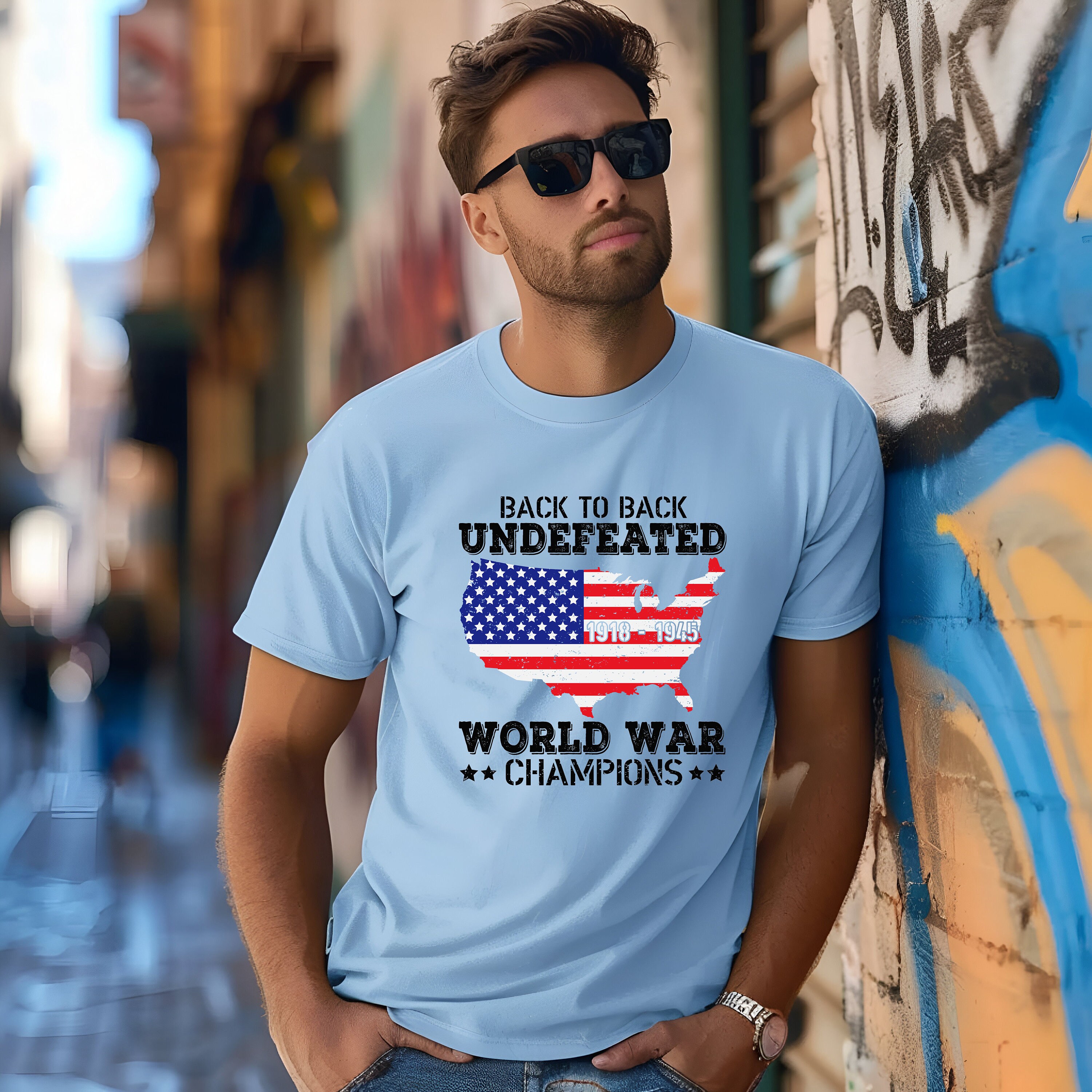 Vintage American Flag Tee With States, Fourth of July Shirt, United ...