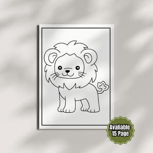 Animal Coloring Pages Bundle for Kids - Instant Download Fun Activities ...