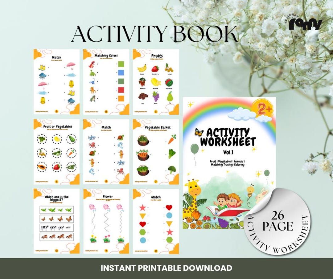 Interactive Learning Fun: Printable Worksheets for Toddlers ...