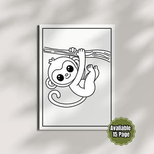 Animal Coloring Pages Bundle for Kids - Instant Download Fun Activities ...