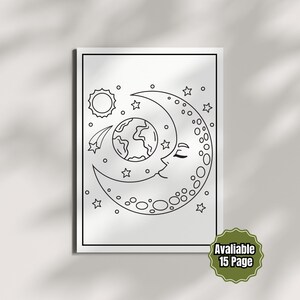 Printable A4 Atmosphere Coloring Pages for Kids Fun and Educational ...