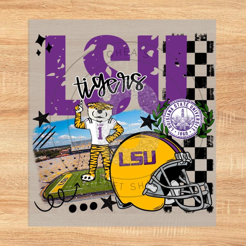Lsu Shirt Heat Transfer - Etsy