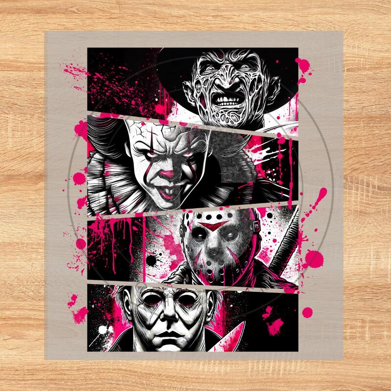 Ghostface Dtf Transfer - Etsy