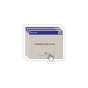 Retro Windows Frutiger Aero 90s Vinyl Aesthetic Error Message Laptop ...