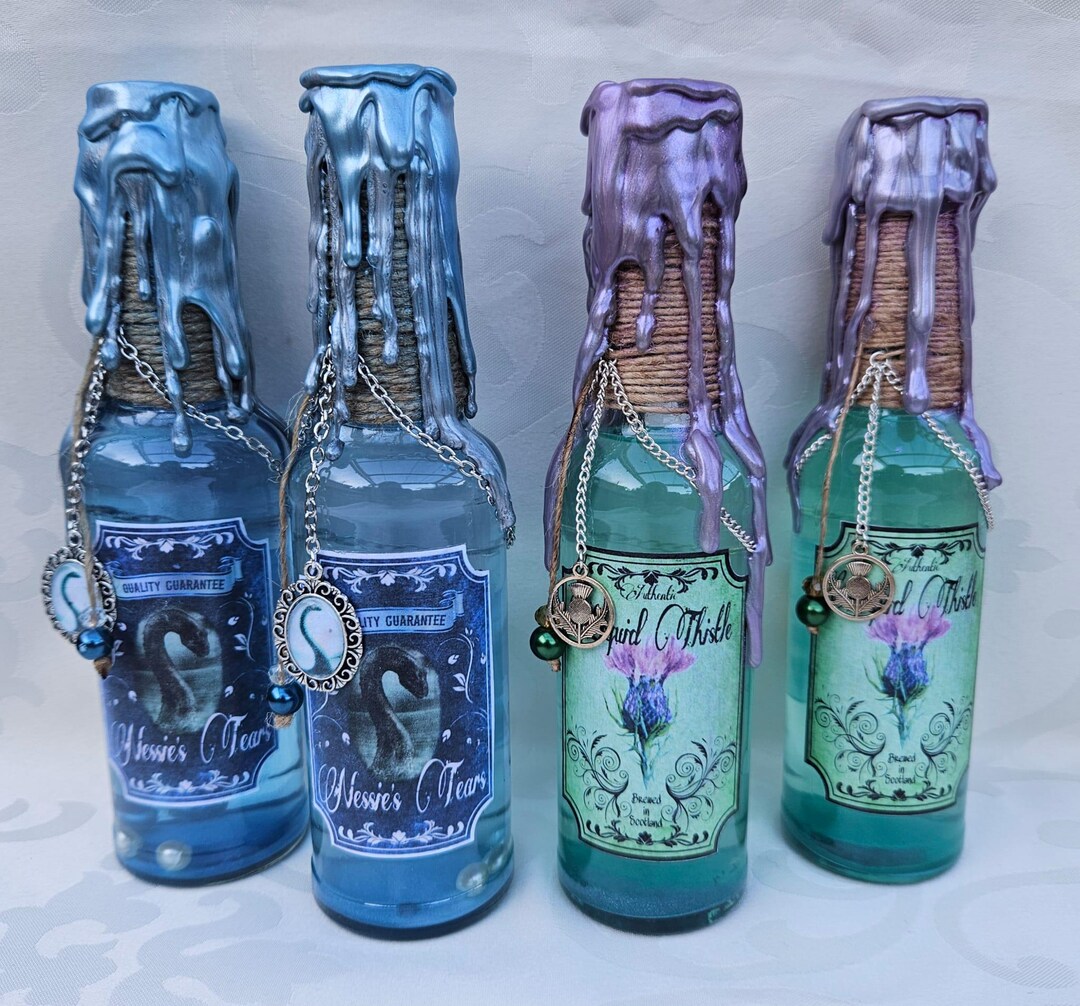 Nessie's Treasure Unique Decorative Potion Bottles. Beautifully ...